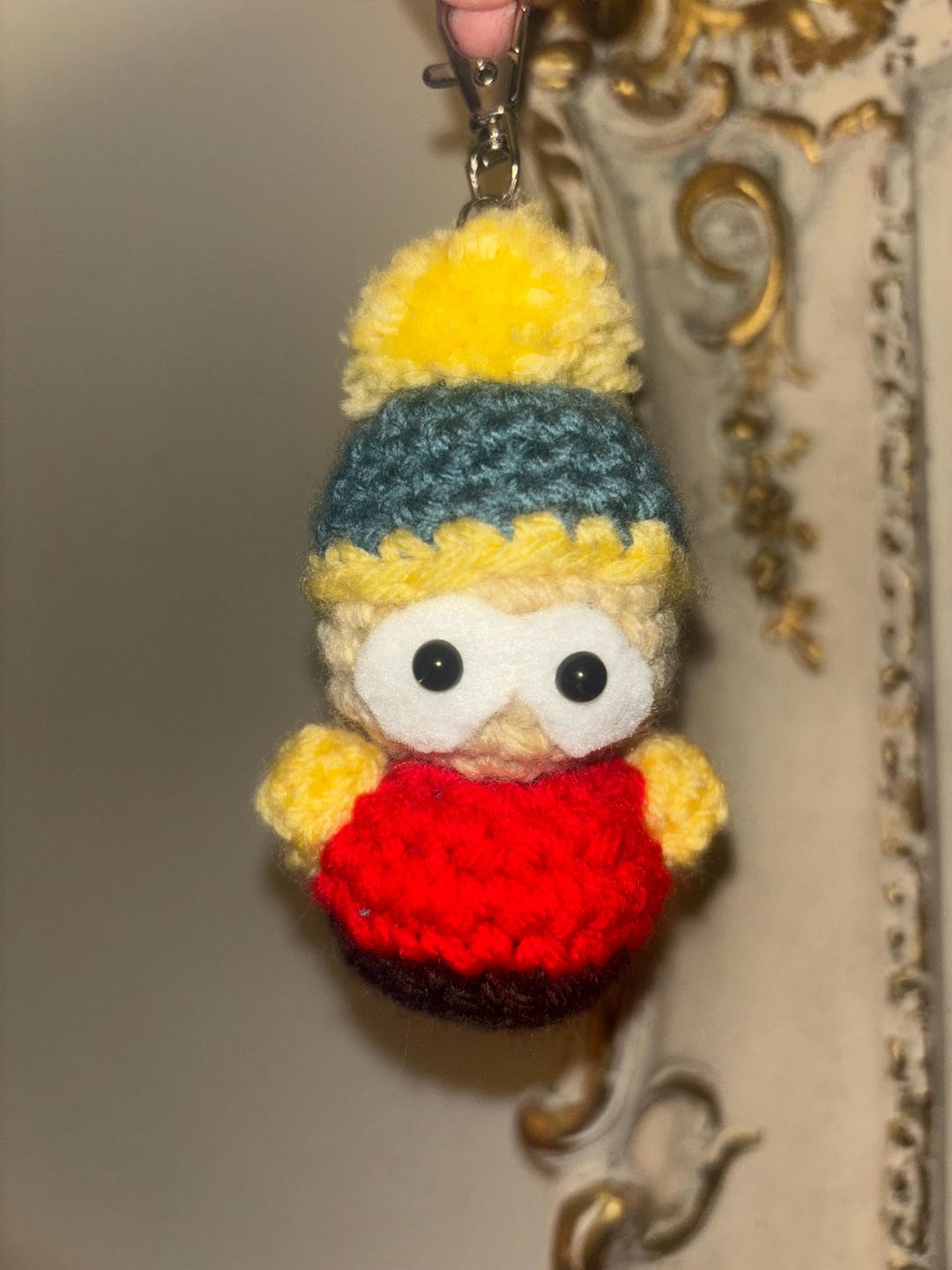 Eric Cartman, South Park Crochet Plushie Keychain - Etsy