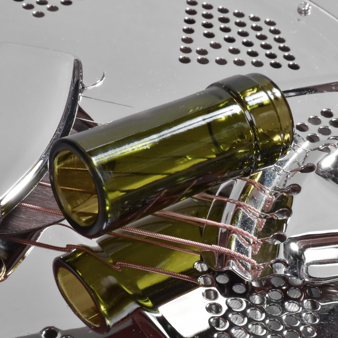 Bottleneck Guitar Slide - Olive Green - Etsy