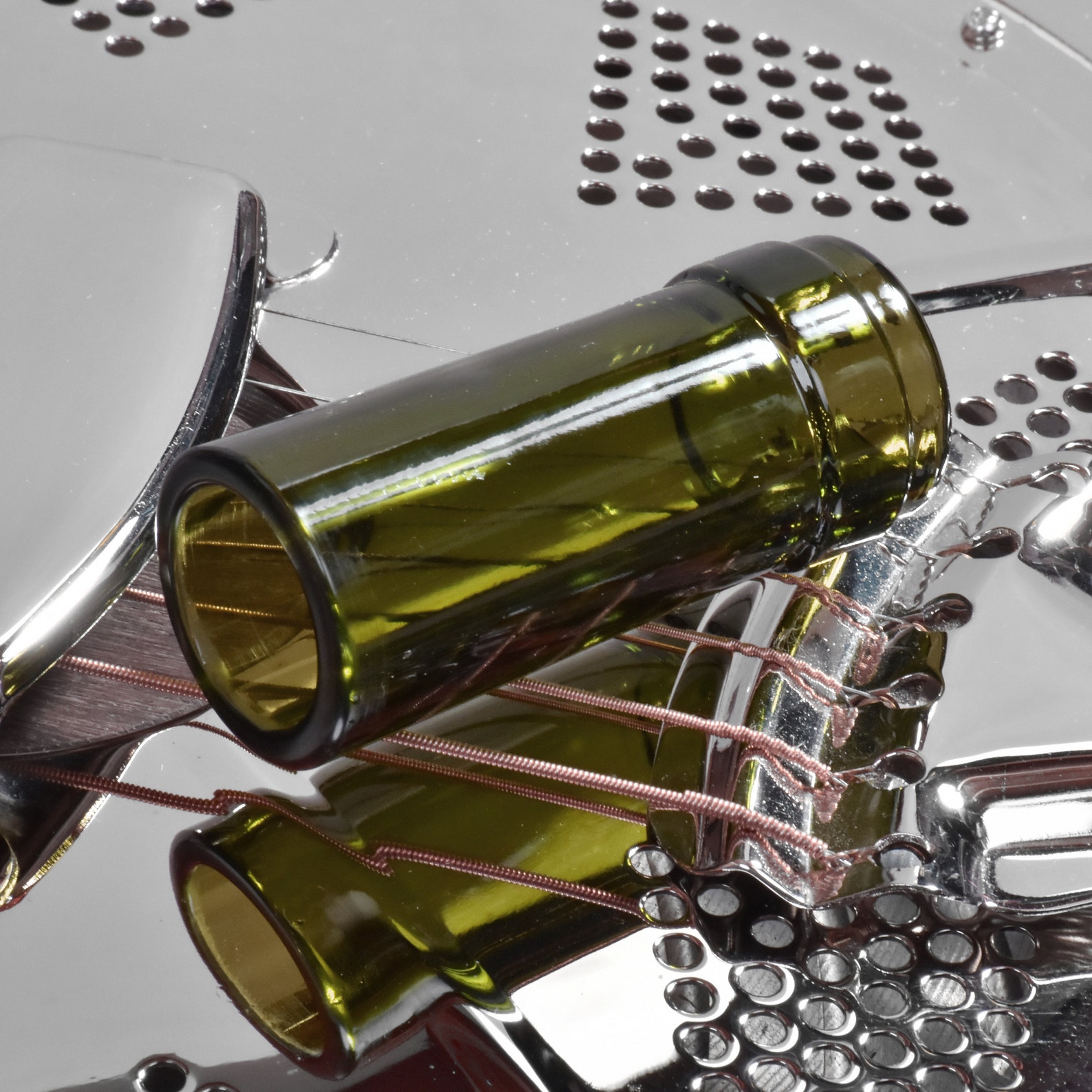 Bottleneck Guitar Slide - Olive Green - Etsy