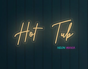 Led Hot Tub Sign - Etsy