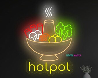 Hot Pot Neon Sign - Etsy