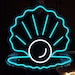 Sea Shell With Pearl Neon Sign, Mollusk Shell Led Light for Your Home ...