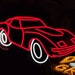 Car Neon Sign, Retro Car Led Light Sign, Custom Vintage Neon Light up ...