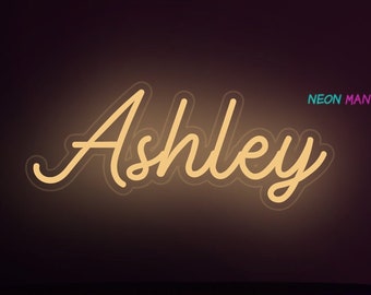 Ashley Neon Sign - Etsy