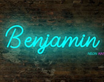 Benjamin Neon Sign - Etsy
