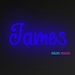 James Neon Sign, James Led Neon Sign, James Bespoke Neon Sign, Names ...