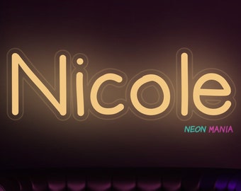 Nicole Neon Sign - Etsy