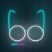 Eyeglasses Neon Sign, Reading Glasses Led Neon, Eyeglasses Led Lights ...