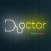 Doctor Neon Sign Doc Led Light Physician Neon Light Light - Etsy