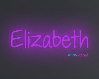 Elizabeth Neon Sign - Etsy