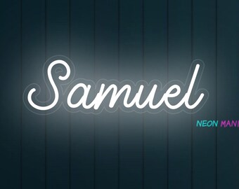 Samuel Neon Sign - Etsy Ireland
