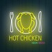 Hot Chicken Neon Sign Chicken on the Plate Led Neon Sign | Etsy