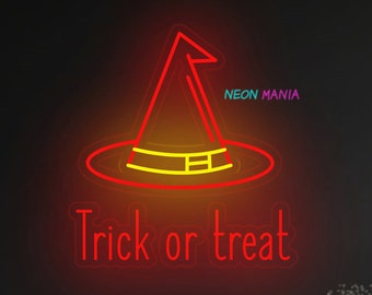 Witch Hat Neon Sign - Etsy