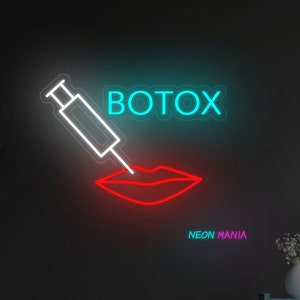 Botox Neon Sign, Lip Flip Led Sign, Custom Beauty Salon Sign, Cosmetics ...