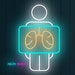 X-ray of the Lungs Neon Sign, X-ray Led Neon Light, Lungs Light up Sign ...