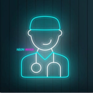 Doctor Neon Sign, Doc Led Light, Doctor Neon Light, Light Sign for a ...