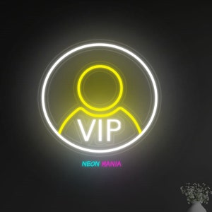 VIP Neon Sign: the Perfect Sign for Exclusive Events & VIP Rooms - Etsy