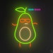 Dancing Avocado Neon Sign: Light up Your Kitchen. Fruit Light Sign - Etsy
