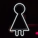 Toilet Neon Sign, Woman or Man WC Signs Led Neon, Custom Toilet Symbol ...