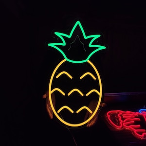Pineapple Neon Sign, Ananas Light Sign, Custom Fruit Led Light Sign for ...