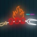 Kebab on a Skewer Neon Sign, Barbecue Led Light, Kebab Led Sign, Hot ...