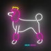 Poodle Neon Sign, Dog Led Sign, Pet Shop Decor Led Light, Custom Gift ...