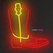 Cowboy Boot Neon Sign, Cowboy Shoe Led Sign, Western Neon Light, Custom ...
