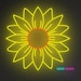 Sunflower Neon Sign: the Perfect Flower Home Decor - Etsy