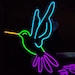 Hummingbird Neon Sign, the Smallest Bird Led Light Sign, Custom Cute ...