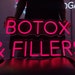 Botox and Fillers Neon Sign, Botox Led Sign, Custom Beauty Salon Sign ...