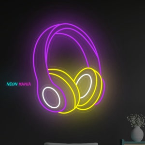 Wireless Headphones Neon Sign: the Perfect Sign for Music Lovers - Etsy