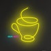 Cup Neon Sign, Coffee Cup Led Neon Sign, Tea Cup Neon Lights, Mug Light ...