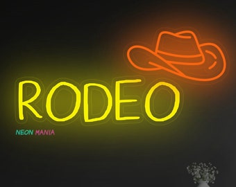 Rodeo Led Light Sign - Etsy
