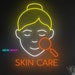 Skin Care Neon Sign: Dermatologist Led Decor. Face Care Light Sign. - Etsy