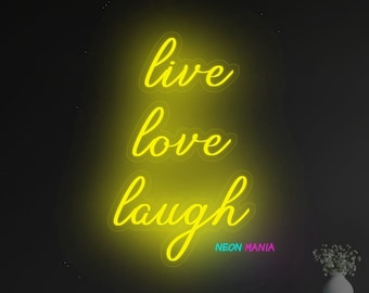 Live Laugh Love Neon Sign - Etsy