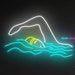 Swimming Man Neon Sign Swimmer Led Neon Swimming Pool Led - Etsy