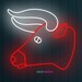 Bull Neon Sign Bull Head Led Neon Western Light Sign Animal - Etsy