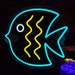 Fish Neon Sign, Tropical Fish Led Sign, Pet Shop Decor Led Light ...