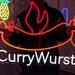 Currywurst Neon Sign, Sausage With a Fire Led, Sausages in Tomato Sauce ...