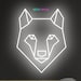 Wolf Neon Sign Wolf Head Lights Wild Animal Led Sign - Etsy