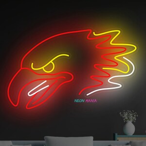 Eagle Neon Sign, Hawk Led Light, Bird Neon Light, Custom Flying Bird ...
