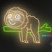 Sloth Neon Sign, Elusive Neon Light, Custom Kids Room Decor, Lazy Sloth ...