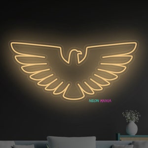 Eagle Neon Sign Bird Neon Light Eagle Led Light Custom - Etsy