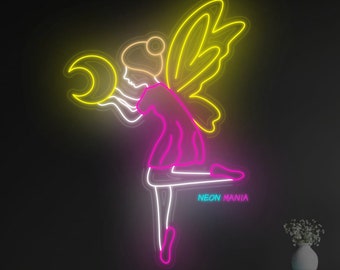 Flying Fairy Neon - Etsy