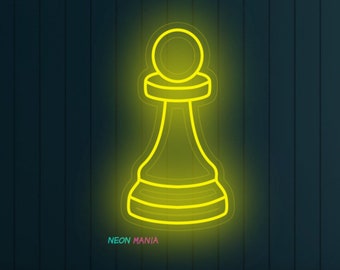 Chess Pawn Led Sign - Etsy