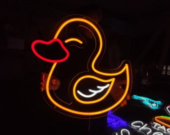 Neon Duck Light - Etsy