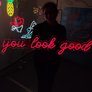 You Look Good Neon Sign: Light up Your Beauty Salon. Beauty Room Led ...
