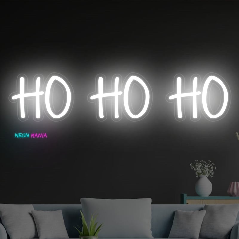 Ho Ho Ho Lighted Sign - Etsy