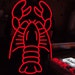 Lobster Neon Sign, Crayfish Lights, Ocean Animals Led Sign, Underwater ...