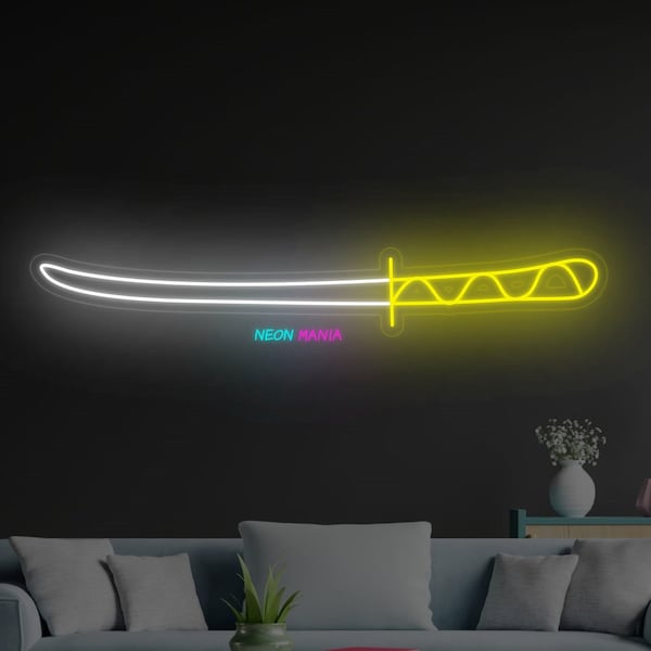 Samurai Sword Neon Sign - Etsy
